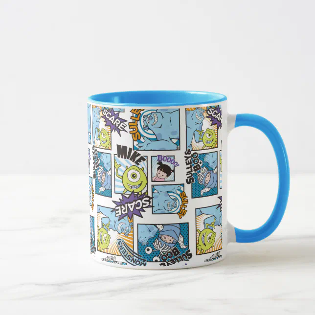 Monsters, Inc. | Comic Pattern Mania Mug | Zazzle