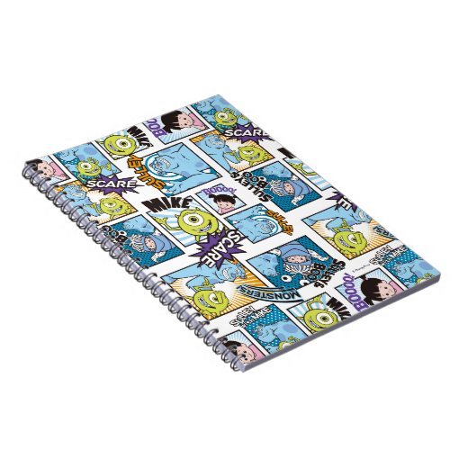 Monsters, Inc. | Comic Pattern Mania Notebook | Zazzle