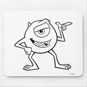 Mike Wazowski Outline