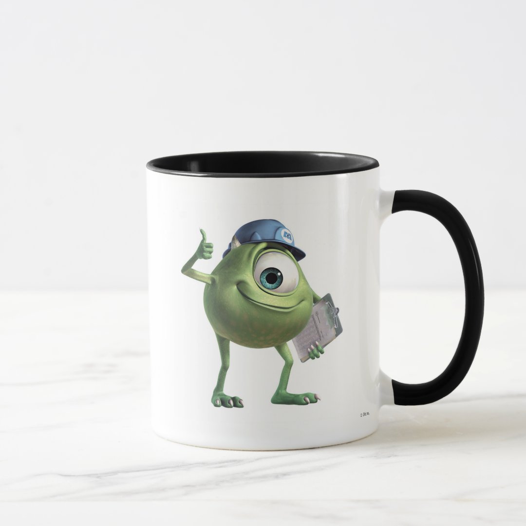 Monsters Inc.'s Mike with Clipboard Mug | Zazzle
