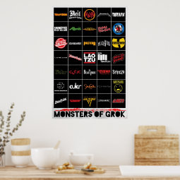 Monsters of Grok Poster | Zazzle