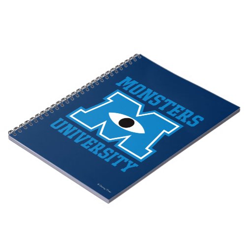 Monsters University Blue Logo Notebook | Zazzle