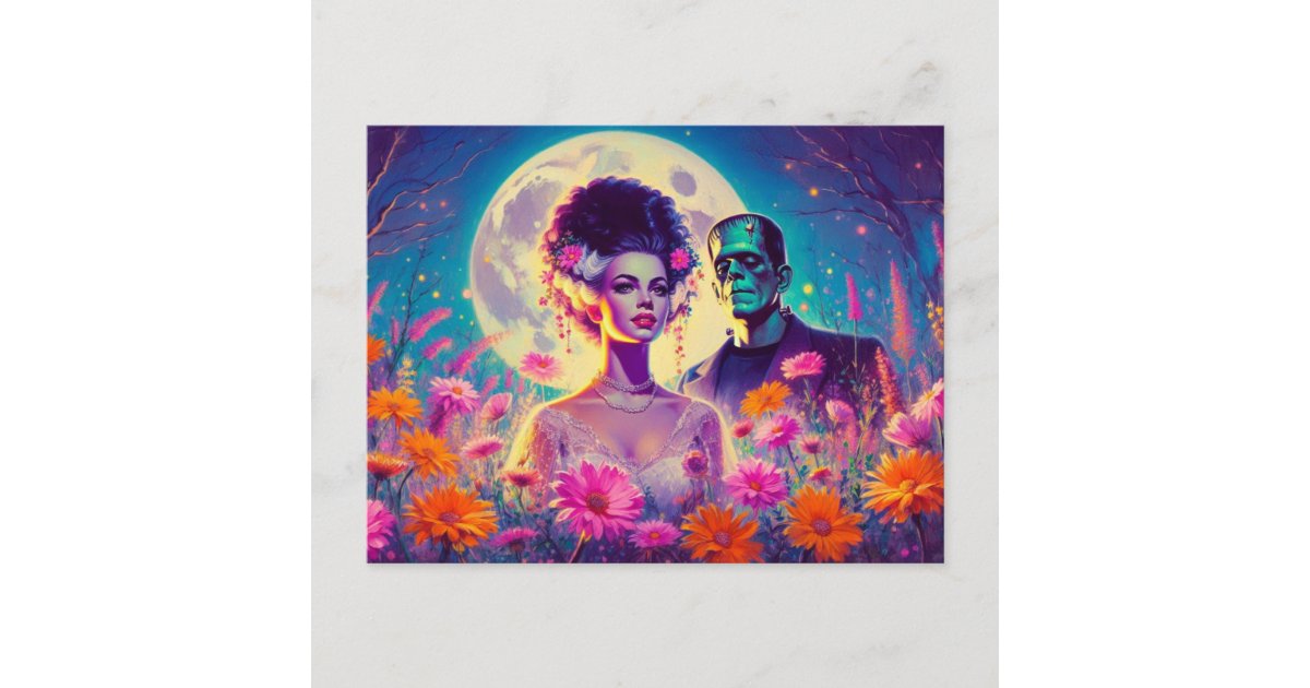 Monsters Wedding Thank You Postcard | Zazzle