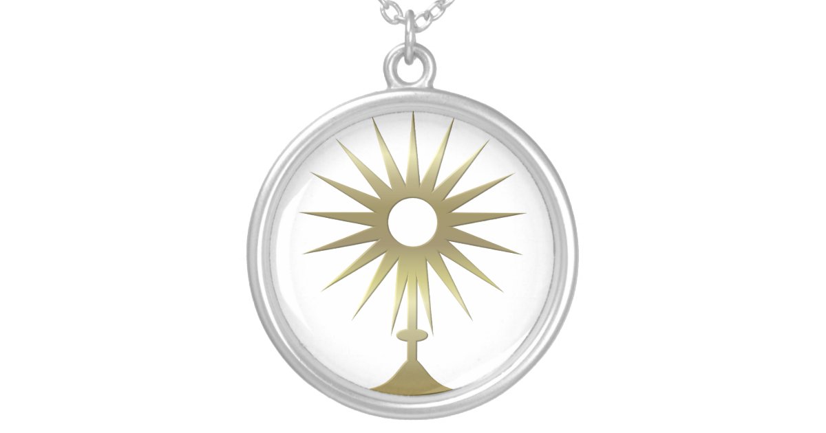 Monstrance/Holy Communion Necklace | Zazzle
