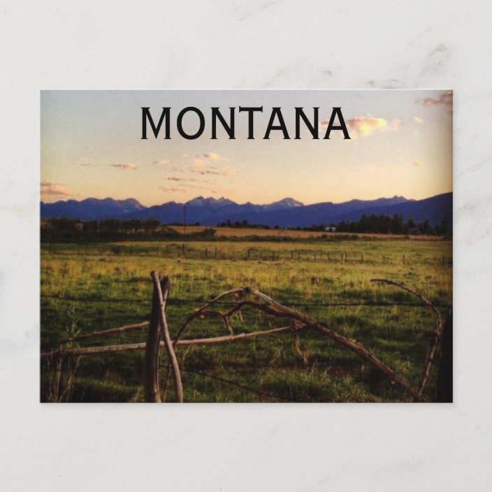 Montana Postcard | Zazzle.com
