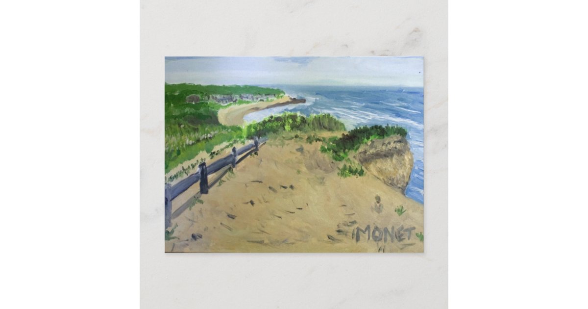 Montauk Cliffs Postcard | Zazzle