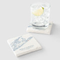 Montauk NY Hamptons Destination Wedding Favor Stone Coaster | Zazzle