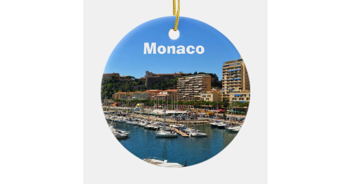 Monte Carlo in Monaco Ceramic Ornament | Zazzle