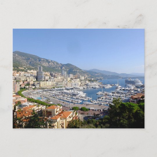 Monte Carlo Monaco Travel Postcard | Zazzle.com