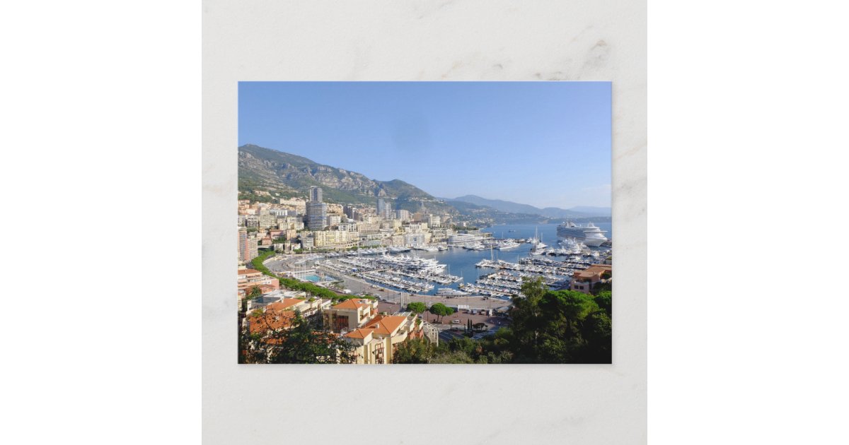 Monte Carlo Monaco Travel Postcard | Zazzle