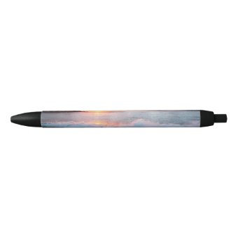 Monterey California Beach Sunset Photo Black Ink Pen | Zazzle