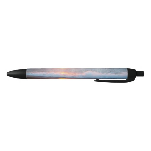 Monterey California Beach Sunset Photo Black Ink Pen | Zazzle