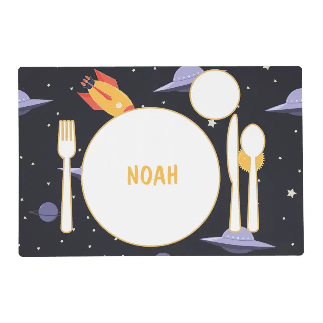 Montessori Placemat with Personalized Name | Zazzle