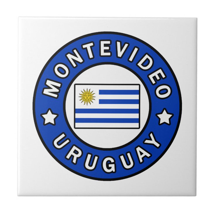 Montevideo Uruguay Ceramic Tile | Zazzle