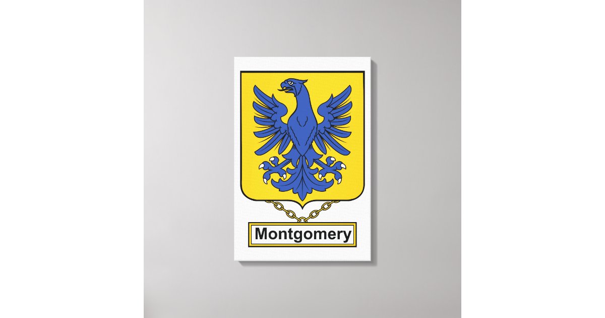 Montgomery Family Crest Canvas Print | Zazzle