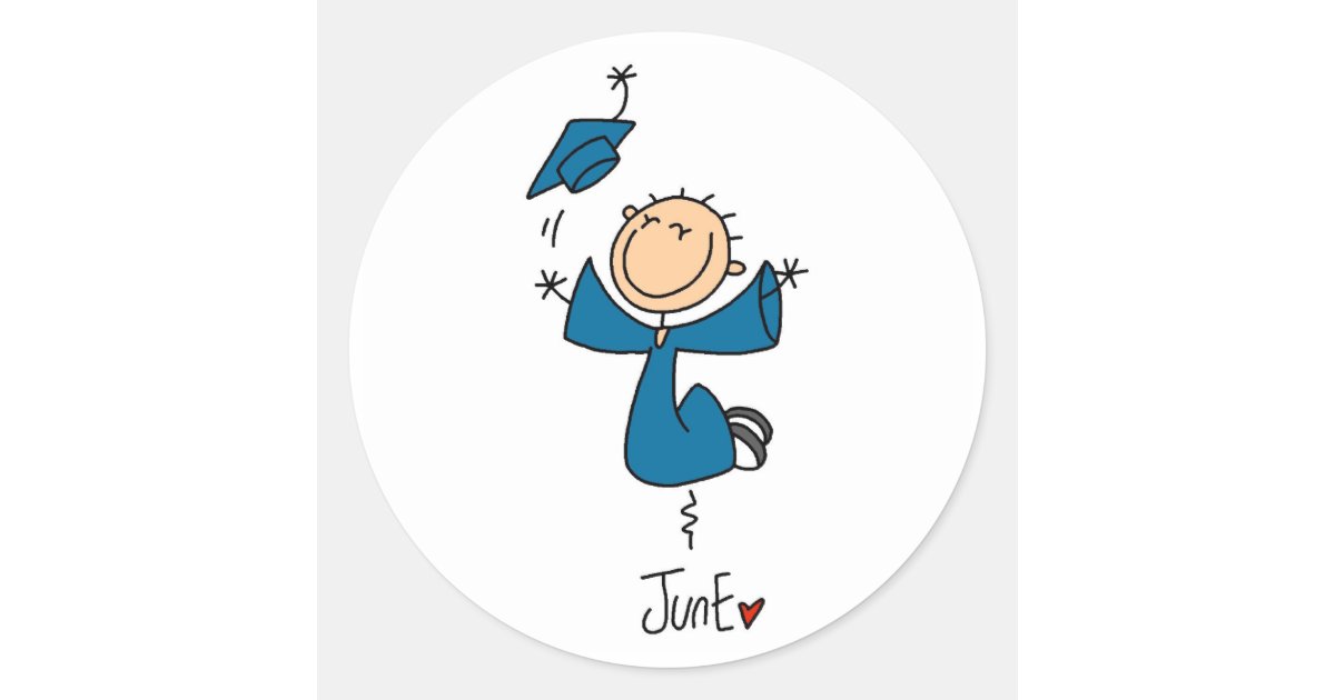 Month of June Classic Round Sticker | Zazzle