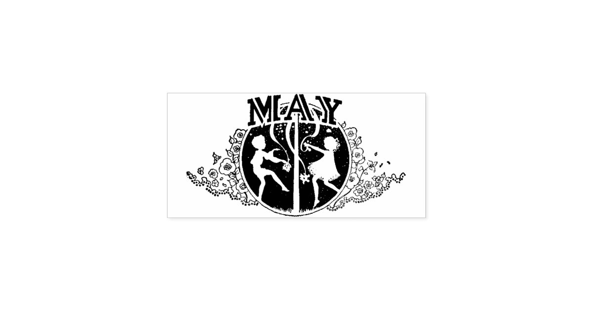 Month of May Rubber Stamp | Zazzle