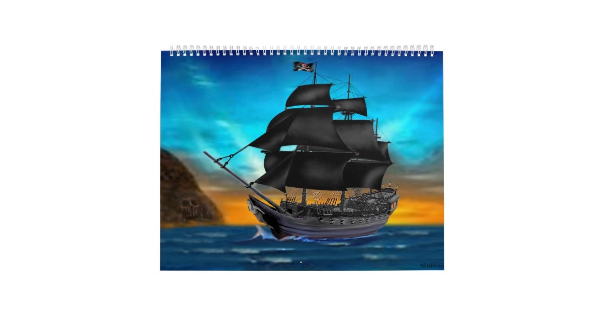 MONTHLY PIRATE CALENDAR | Zazzle.com