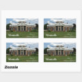 Monticello, Home of Thomas Jefferson Rectangular Sticker | Zazzle