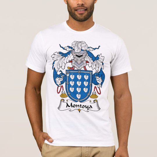 Montoya Family Crest T-Shirt | Zazzle.com