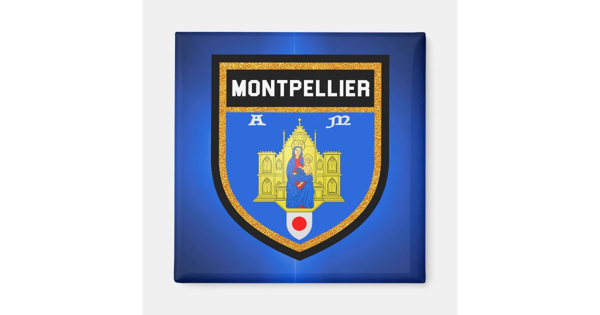 Montpellier Flag Magnet | Zazzle