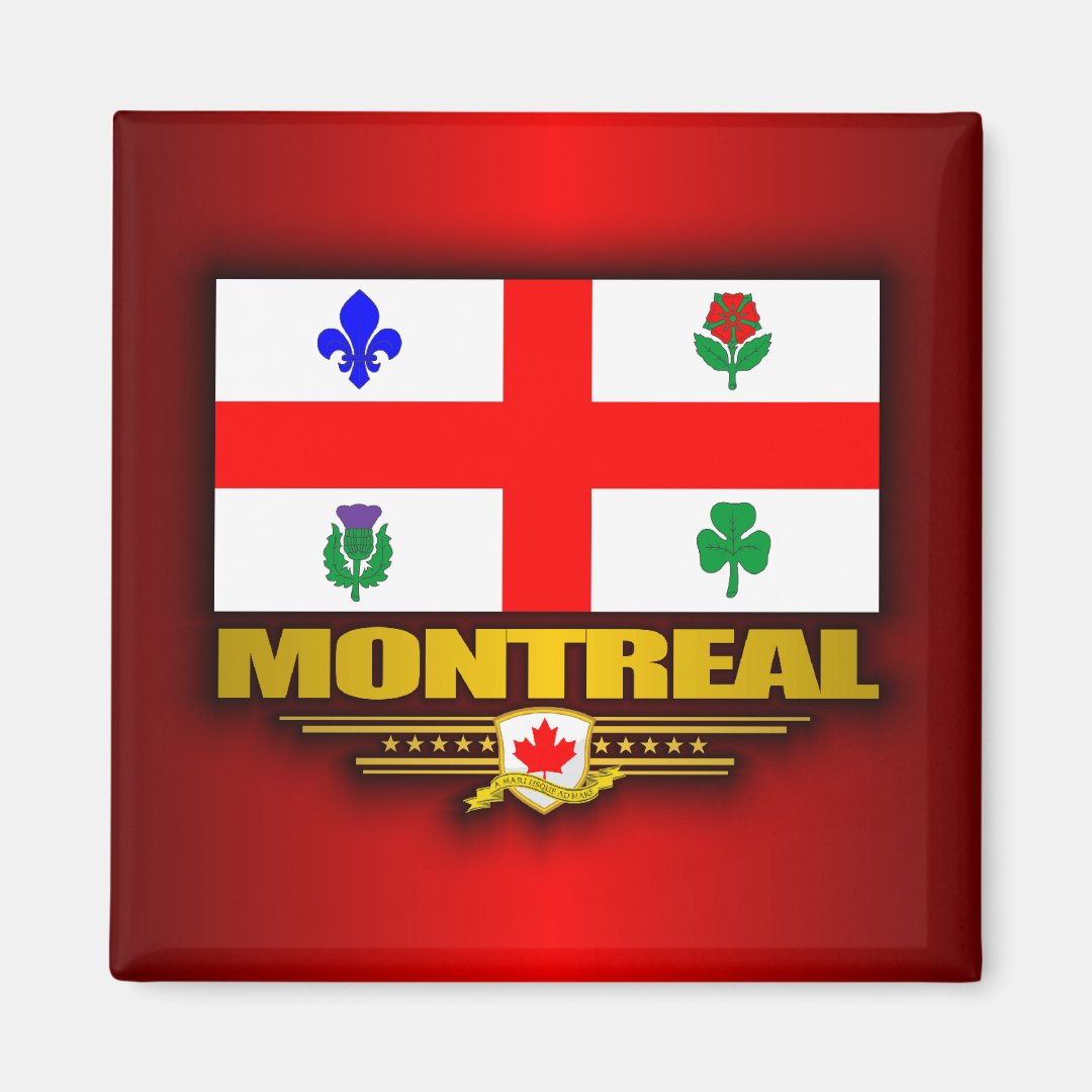 Montreal Flag Magnet | Zazzle