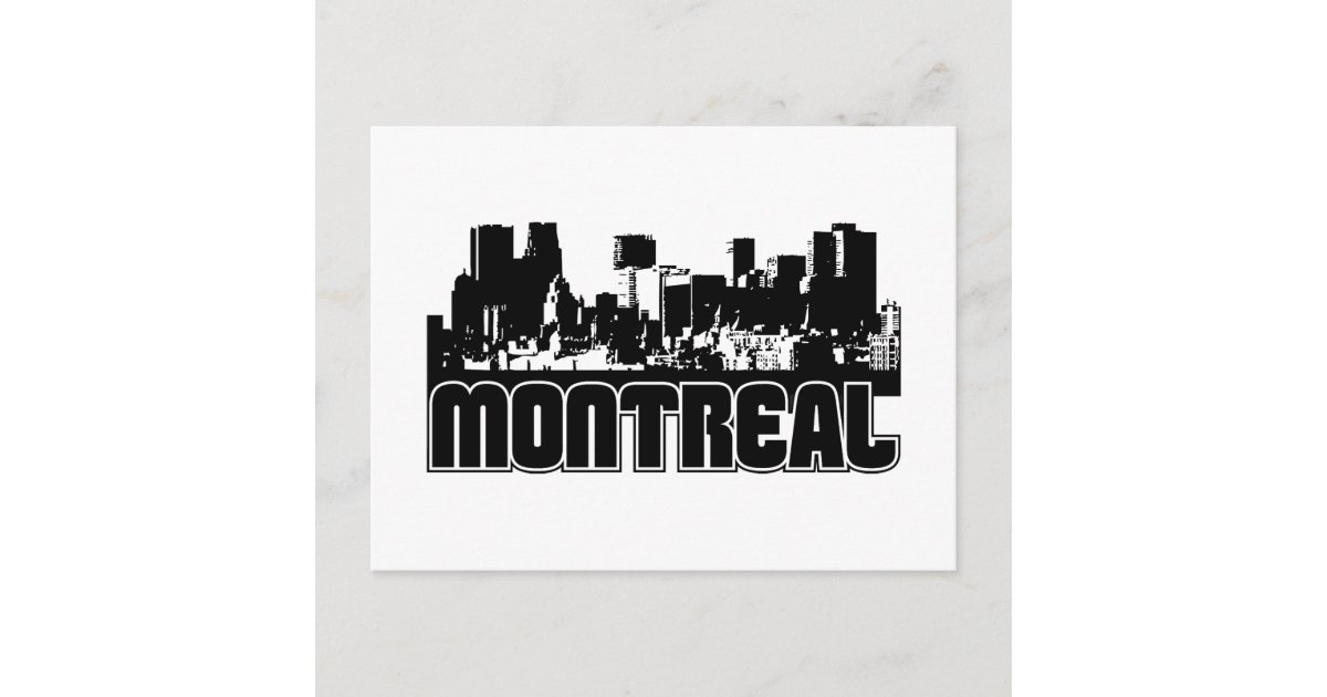 Montreal Skyline Postcard | Zazzle