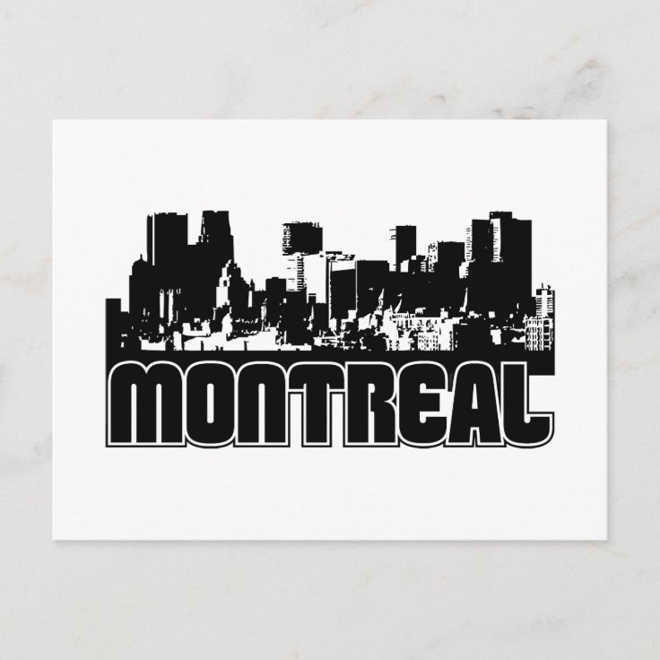 Montreal Skyline Postcard | Zazzle
