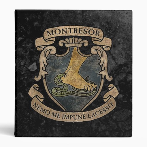 Montresor Coat of Arms Binder | Zazzle
