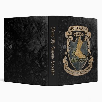 Montresor Coat of Arms Binder | Zazzle