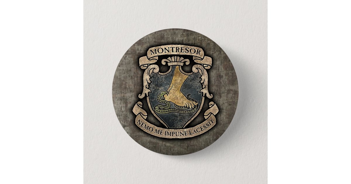 Montresor Coat of Arms Button | Zazzle