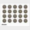 Montresor Coat of Arms Classic Round Sticker | Zazzle