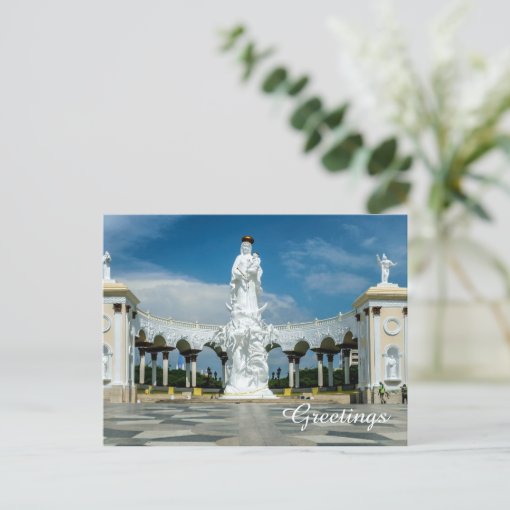 Monument of The Virgin of Maracaibo Venezuela Postcard | Zazzle