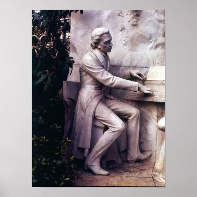 Monument to Frederic Chopin Poster | Zazzle