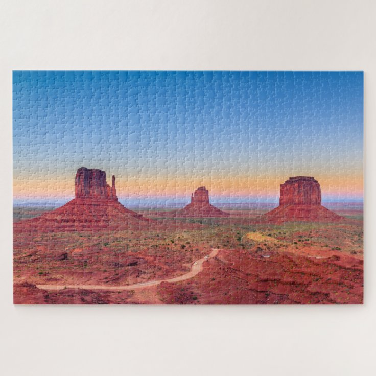 Monument Valley Grand Canyon Utah USA Sunset Jigsaw Puzzle | Zazzle