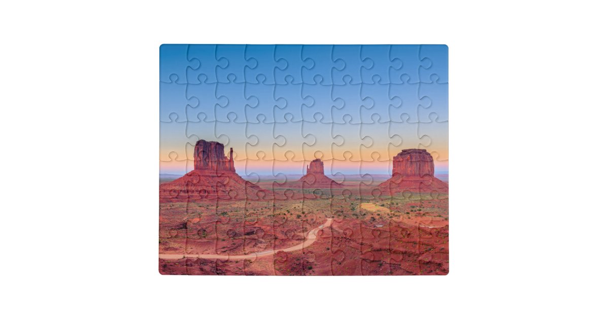 Monument Valley Grand Canyon Utah USA Sunset Jigsaw Puzzle | Zazzle