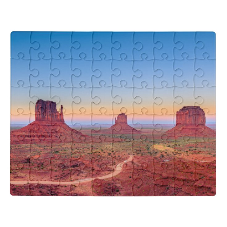 Monument Valley Grand Canyon Utah USA Sunset Jigsaw Puzzle | Zazzle