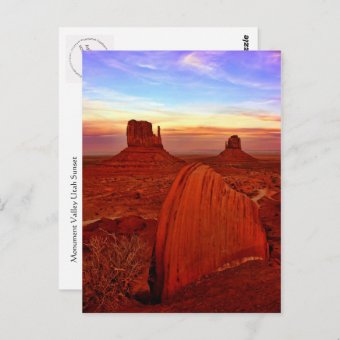monument valley utah postcard | Zazzle