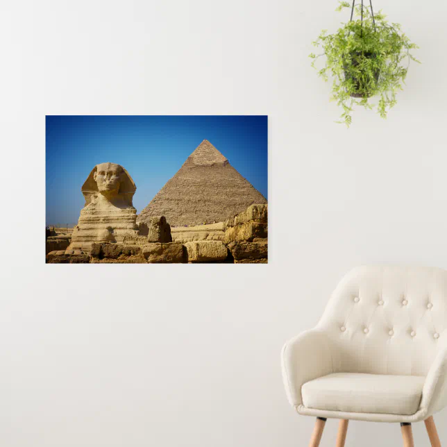 Monuments | Sphinx & Pyramid of Egypt Foam Board | Zazzle