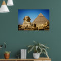 Monuments | Sphinx & Pyramid of Egypt Poster | Zazzle