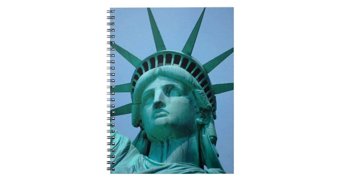 Monuments | Statue of Liberty Face Notebook | Zazzle