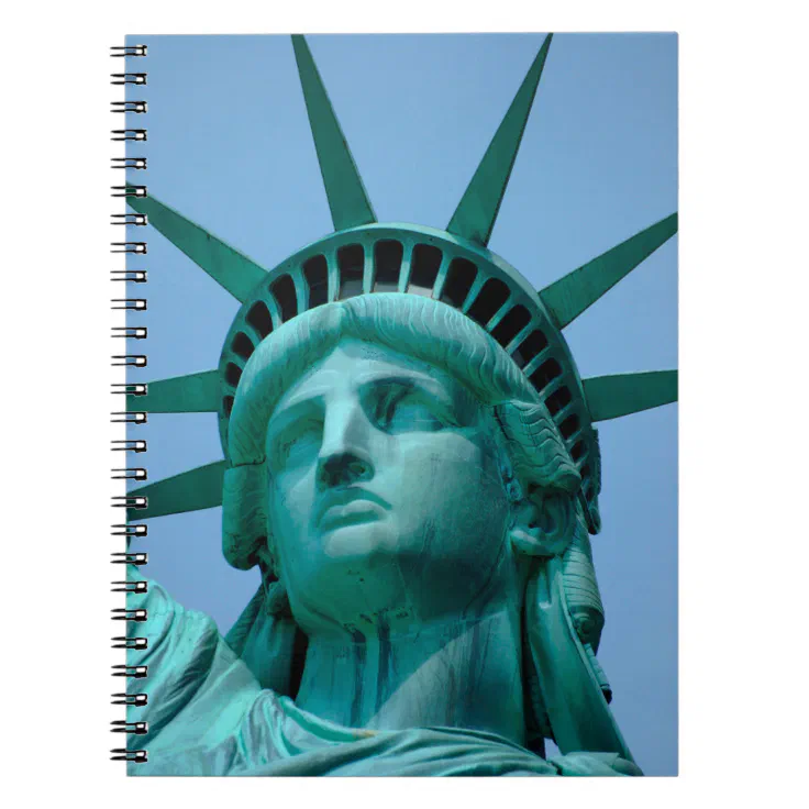 Monuments | Statue of Liberty Face Notebook | Zazzle