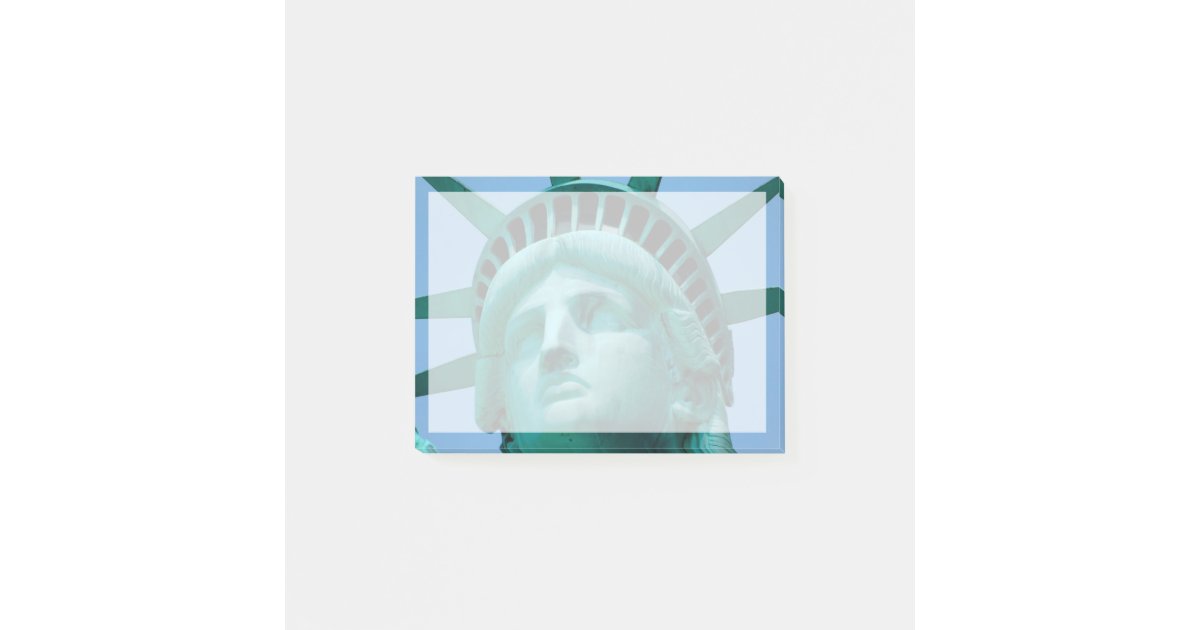 Monuments | Statue of Liberty Face Post-it Notes | Zazzle