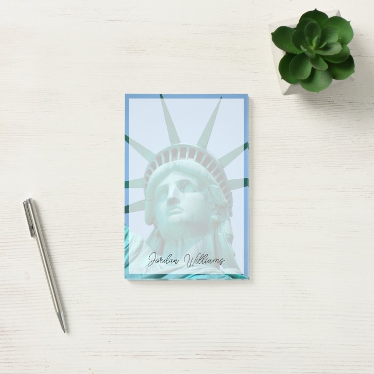 Monuments | Statue of Liberty Face Post-it Notes | Zazzle