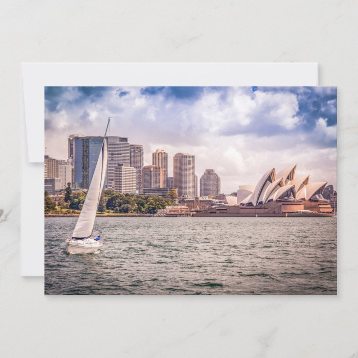 Monuments | Sydney Opera House Thank You Card | Zazzle