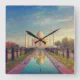 Monuments | Taj Mahal Colors Square Wall Clock | Zazzle