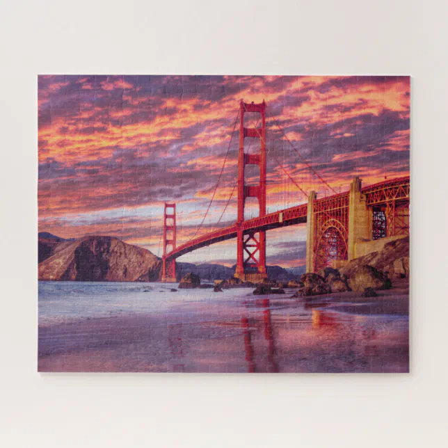 Monuments | The Golden Gate San Francisco, CA Jigsaw Puzzle | Zazzle