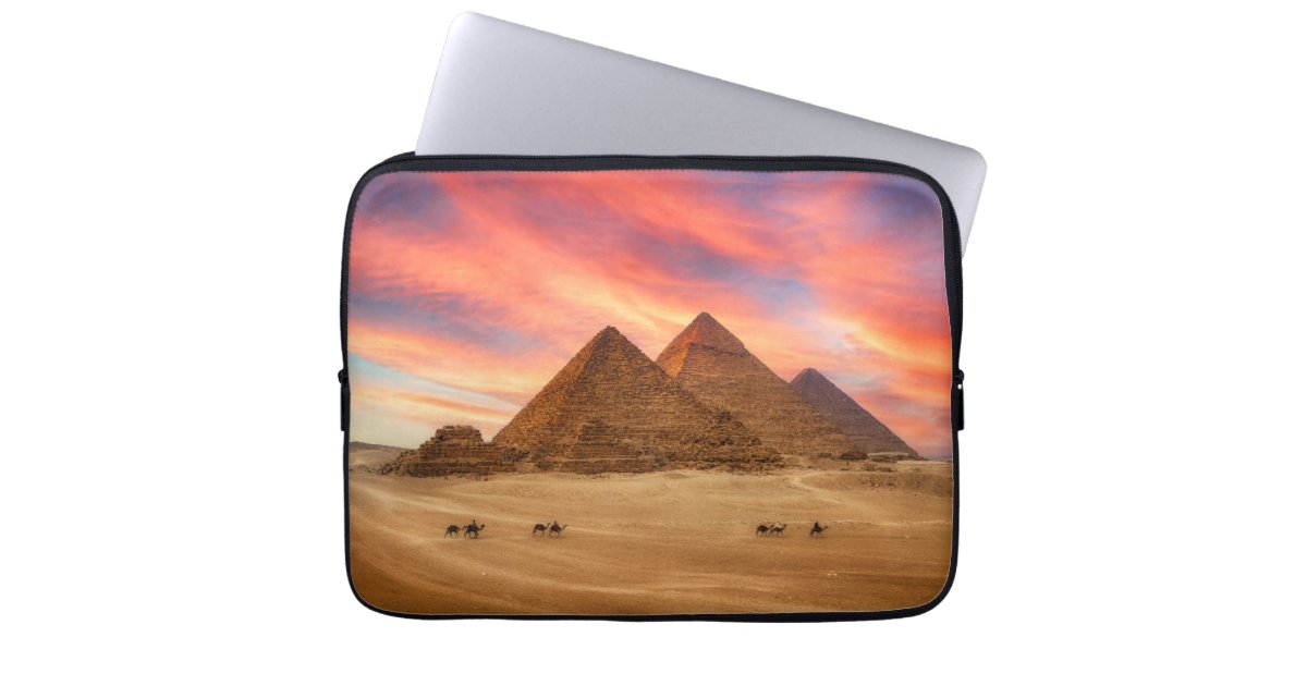 Monuments | The Great Pyramids Laptop Sleeve | Zazzle