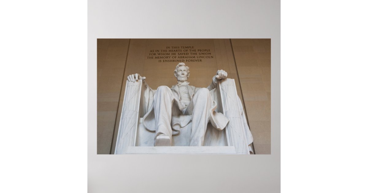 Monuments | The Lincoln Memorial Poster | Zazzle