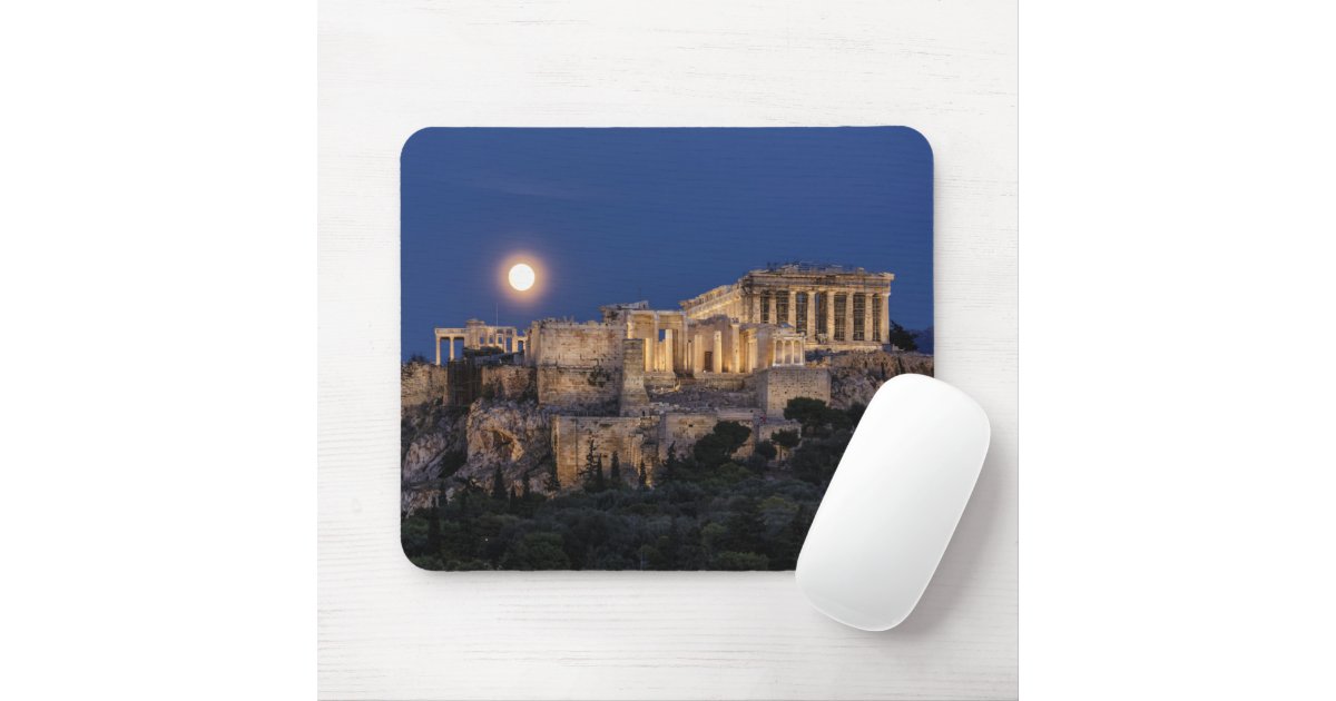 Monuments | The Parthenon Athens, Greece Mouse Pad | Zazzle